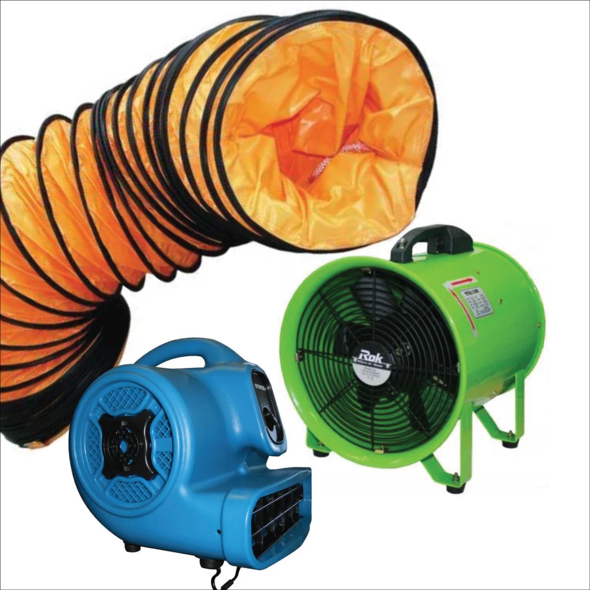 Fans & Ducting – All Preparation Equipment
