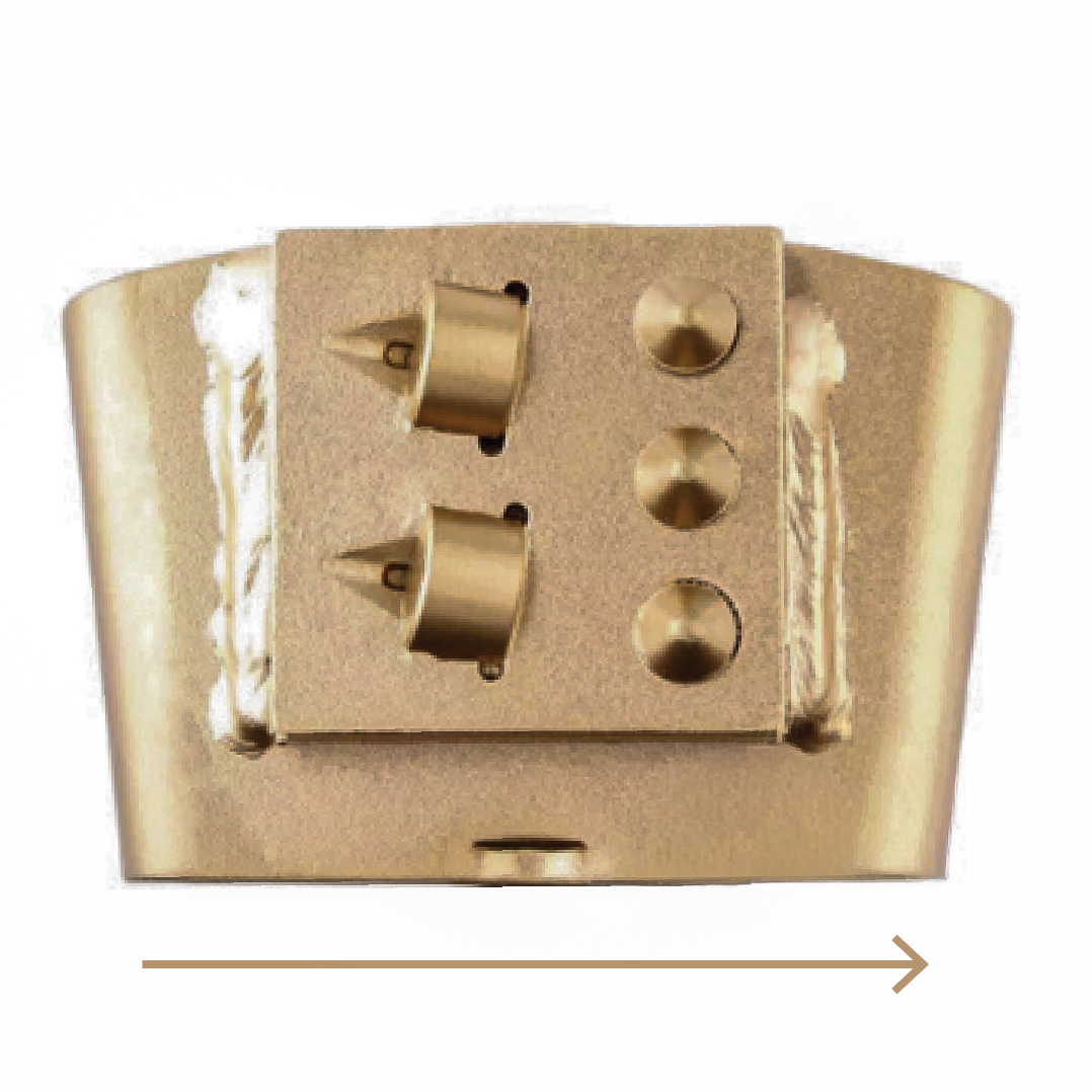 EZY CHANGE PCD Segment - GOLD RIGHT HTC Style – All Preparation Equipment