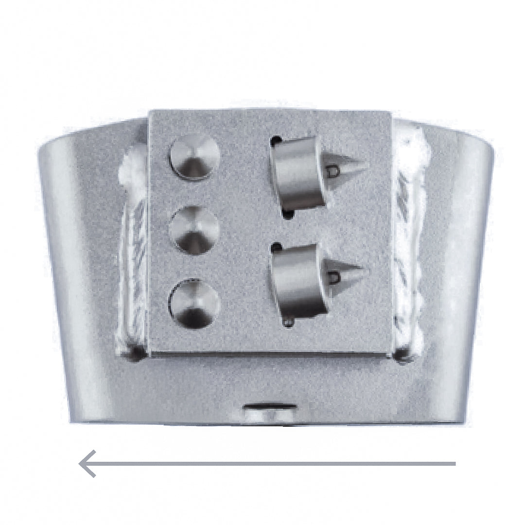 EZY CHANGE PCD Segment - Silver LEFT HTC Style – All Preparation Equipment